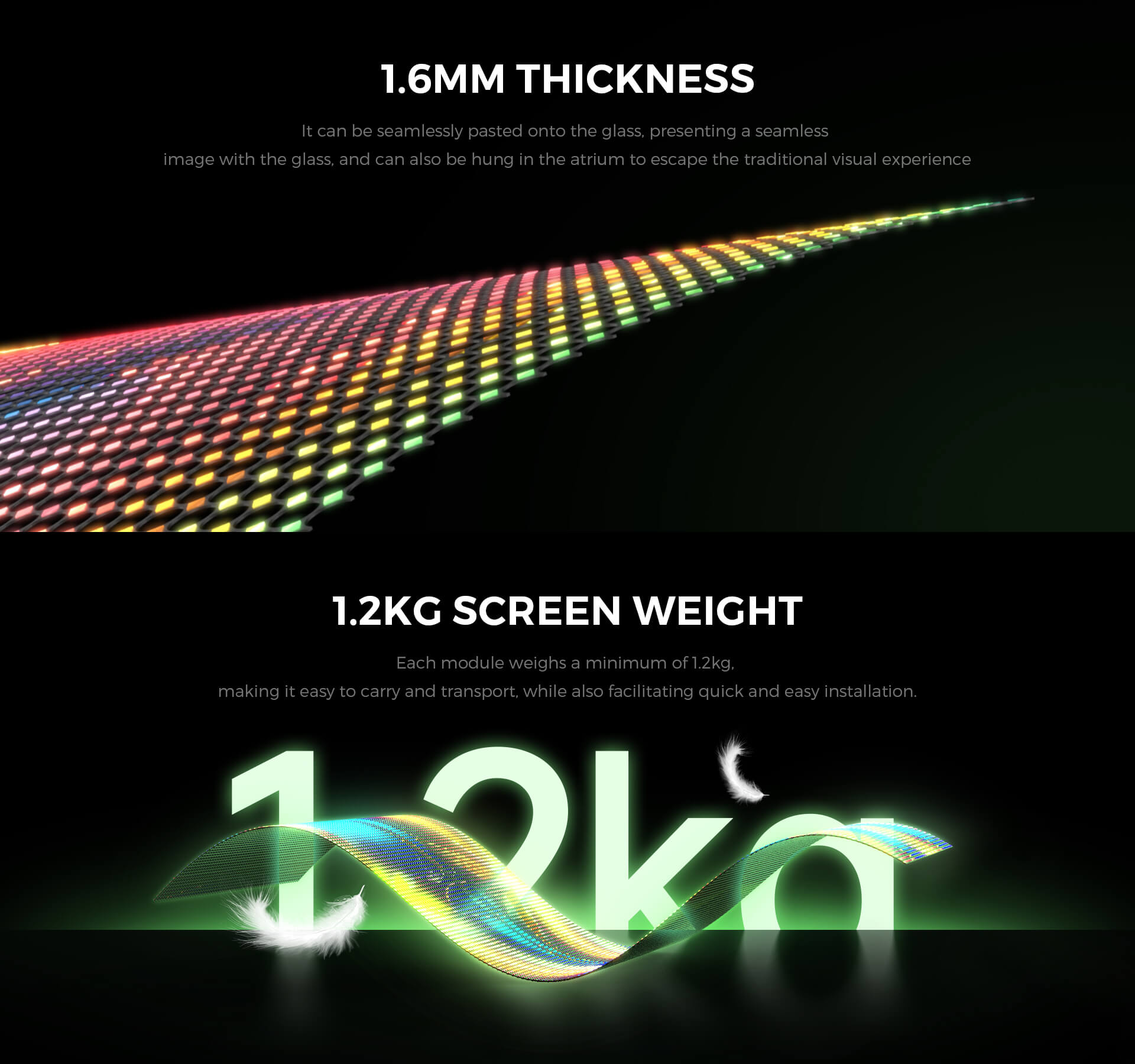 COB Invisible Holographic Screen-Vision Window - FutureX LED Display